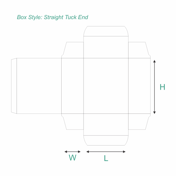 Straight Tuck End | Custom Boxes Pack
