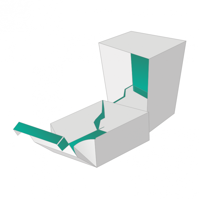 Double Wall Tray & Lid | Custom Boxes Pack